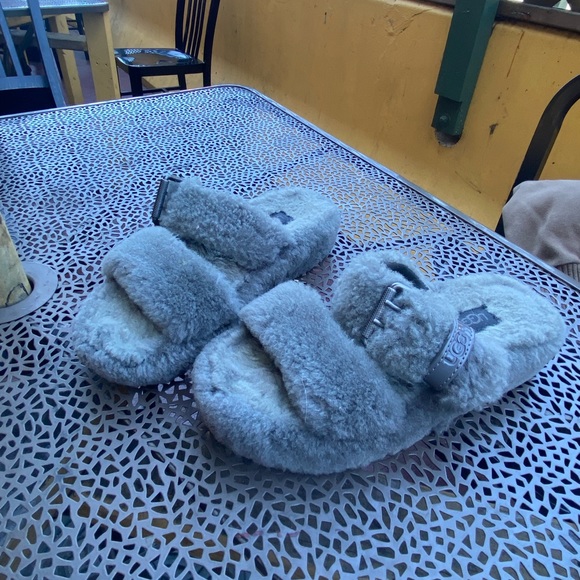 UGG | Shoes | Ugh Fuzz Yeah Slide Slipper Sandals | Poshmark